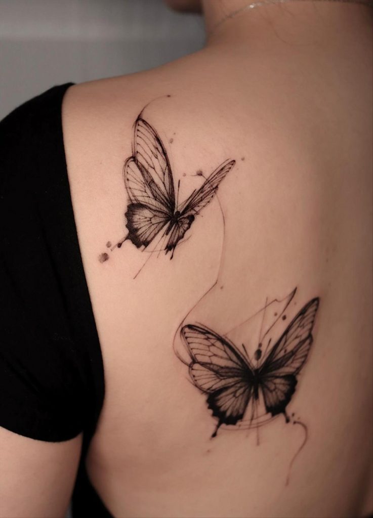 32 Captivating Butterfly Tattoo Designs for Women To Wear